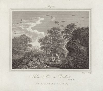 Adam und Eva von Nicolas Poussin: hochwertiger Kunstdruck